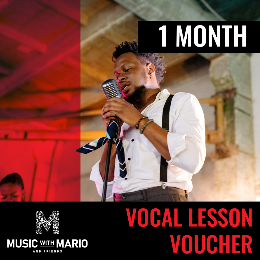 1 Month Vocal Lesson Voucher - Music With Mario - Studio